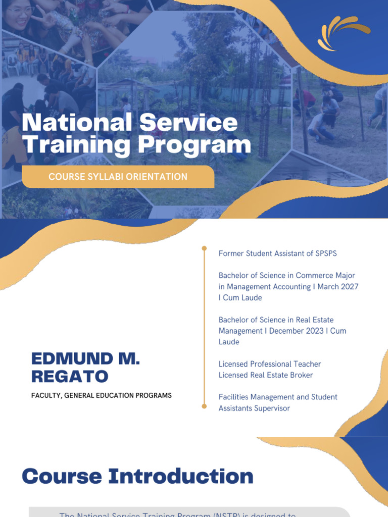 NSTP Course Orientation | PDF