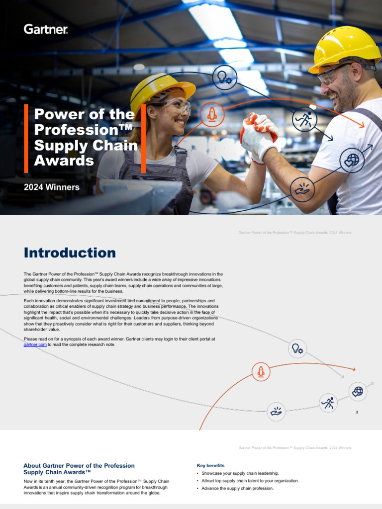 Gartner Power of The Profession Supply Chain Winners Summary Report ...