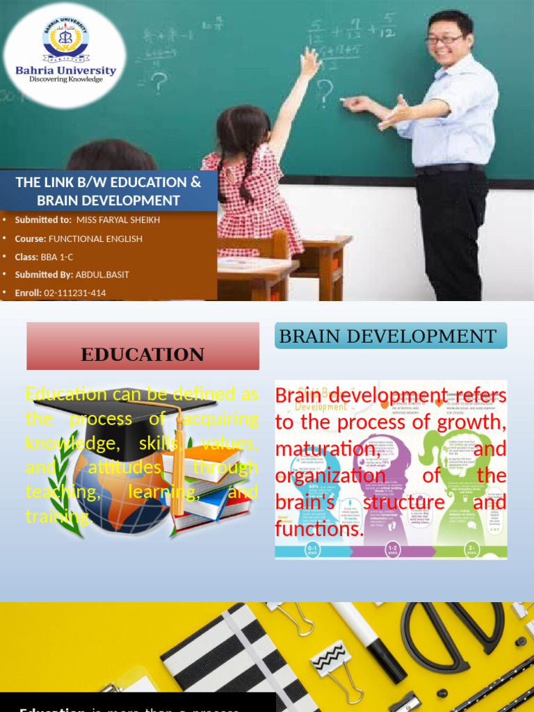 Education's Impact on Brain Growth | PDF