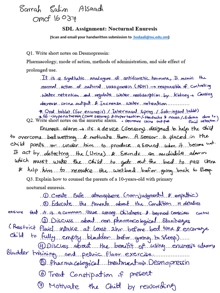 SDL 4 - Nocturnal Enuresis 3 | PDF | Computers