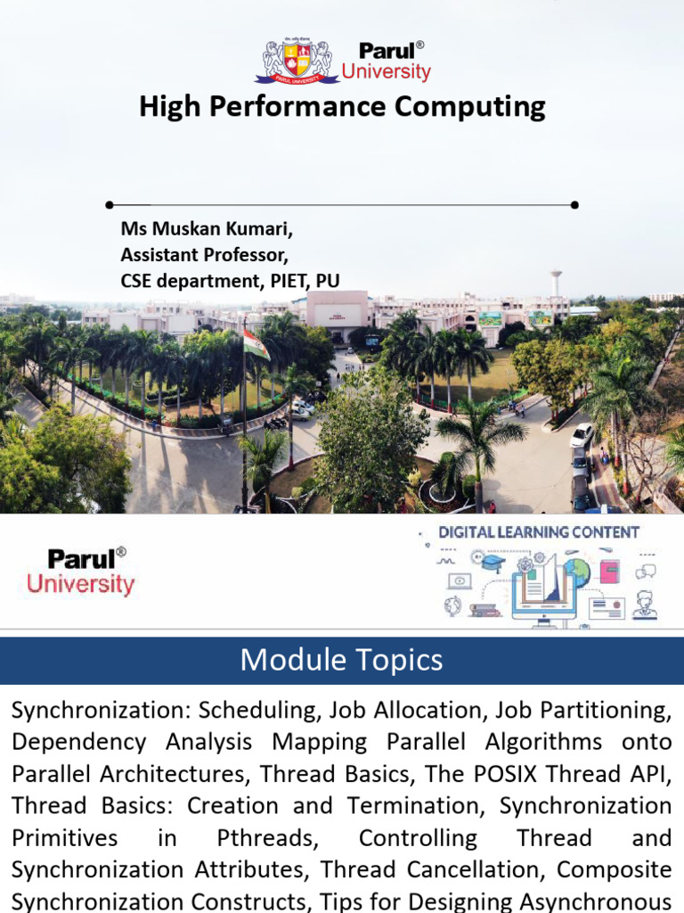 Unit 4 | PDF | Parallel Computing | Scheduling (Computing)