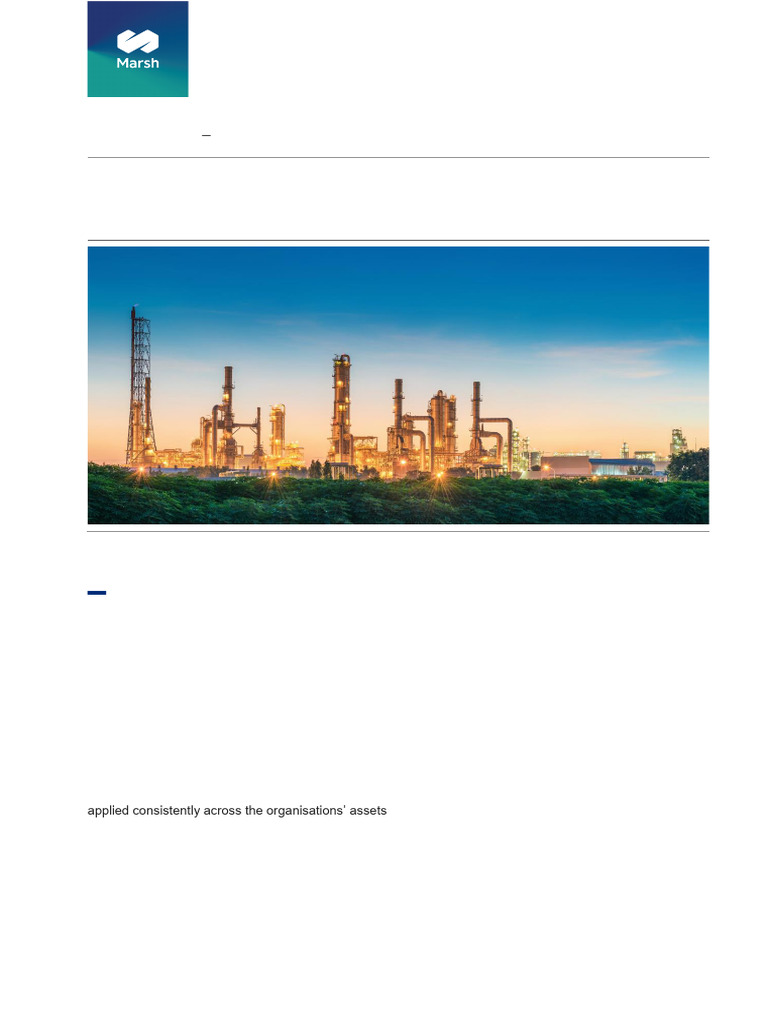 Risk Engineering Bulletin - Marsh Specialty - Safety System SIS Bypass ...