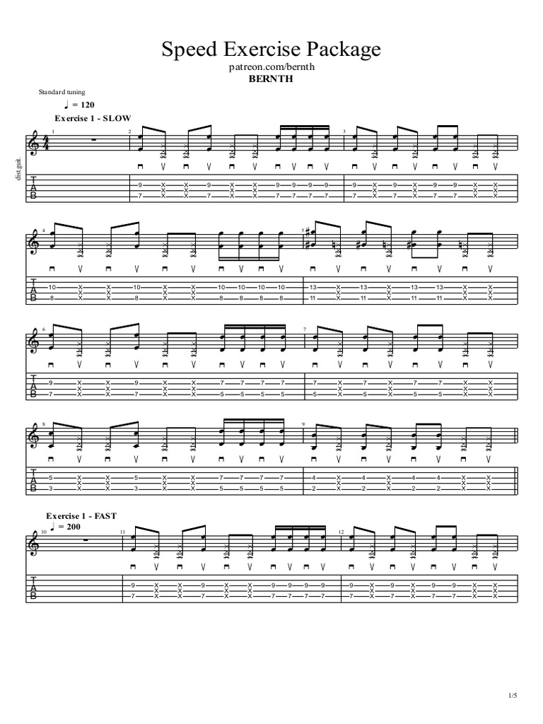 Speed Exercise Package - TABS | PDF | Character Encoding