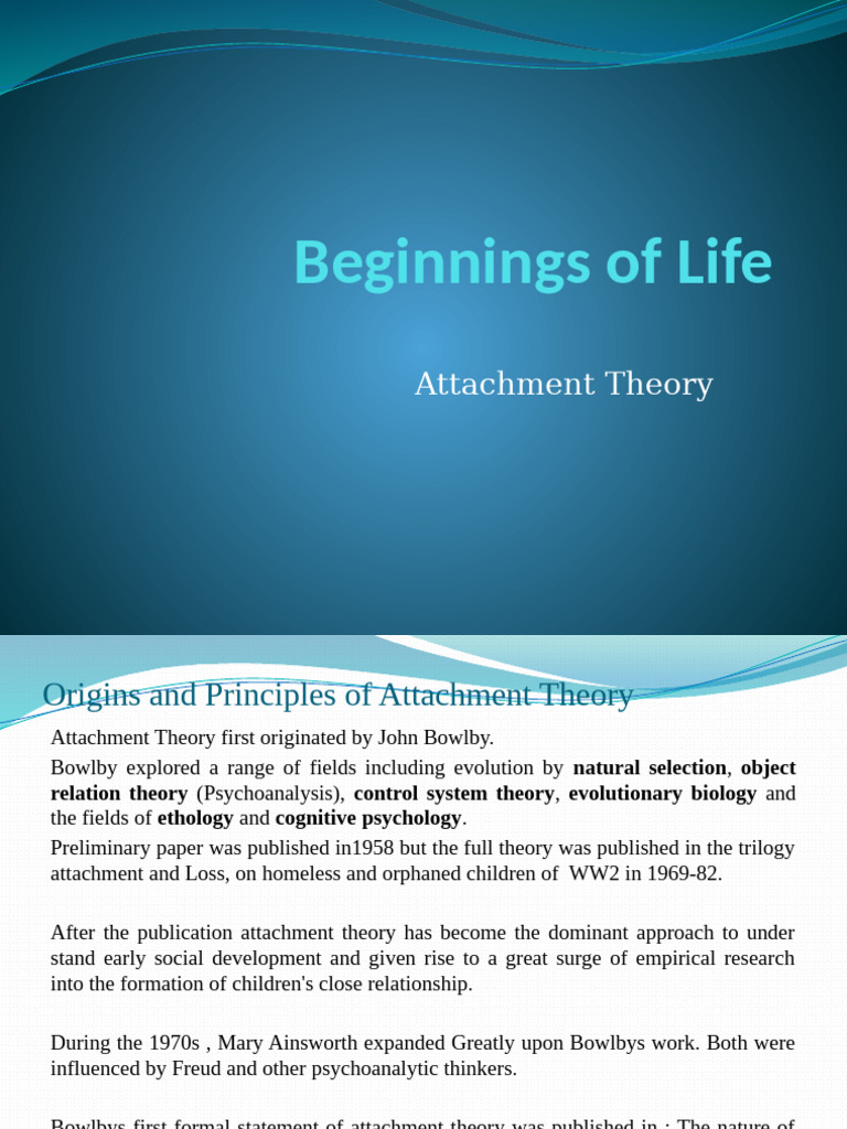 Attachment Theory | PDF | Science & Mathematics