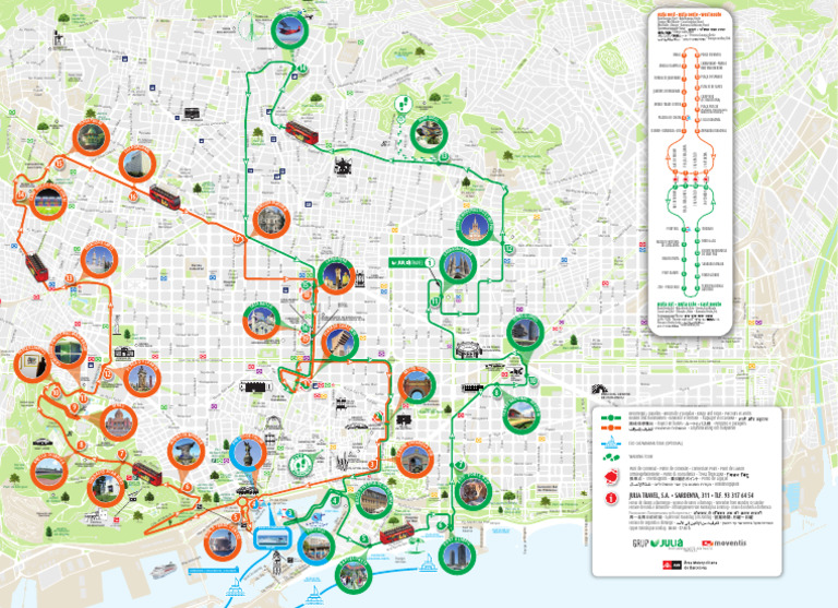 Barcelona Map 2024 | PDF