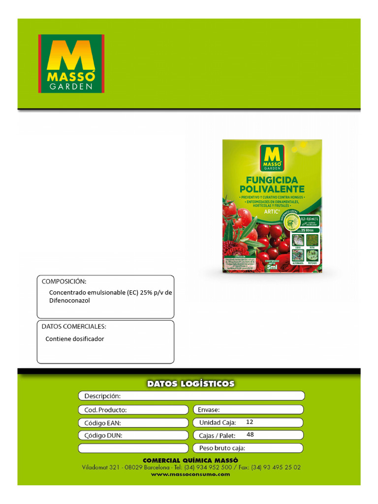 Garden-Fungicida-Polivalente-Artic-231560 2 | PDF