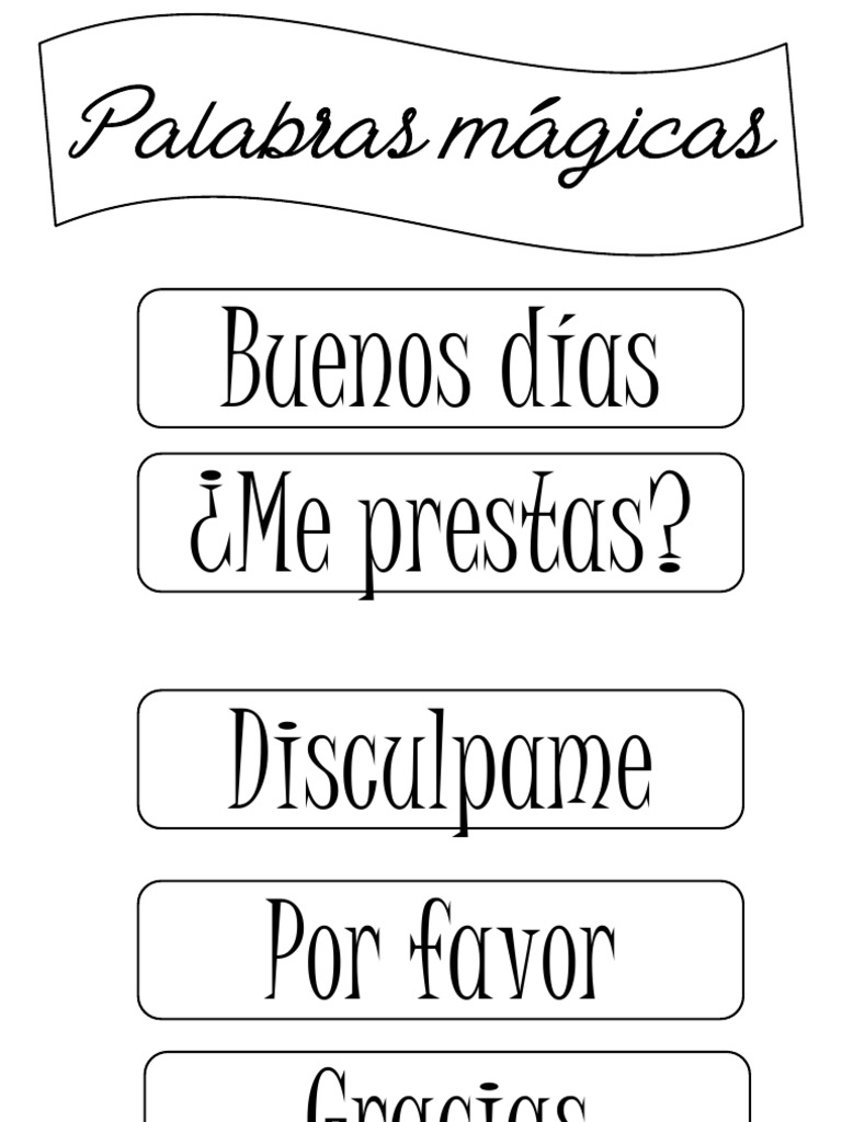 Palabras Magicas | PDF