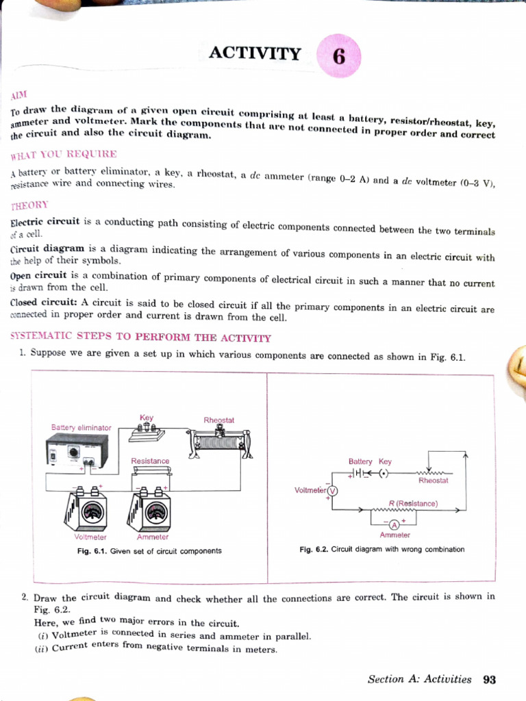 Schematic of Electric Circuit Setup | PDF | Series And Parallel ...