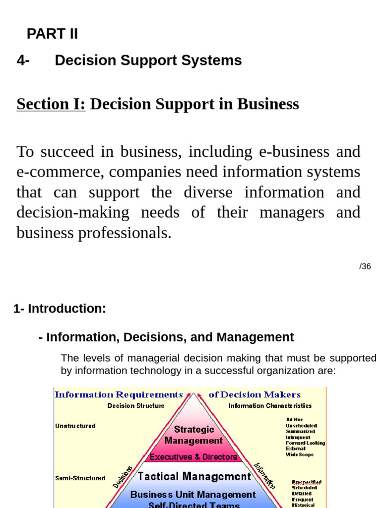 CH6 - DecisionSupportSystems | PDF | Decision Support System | Sensitivity Analysis