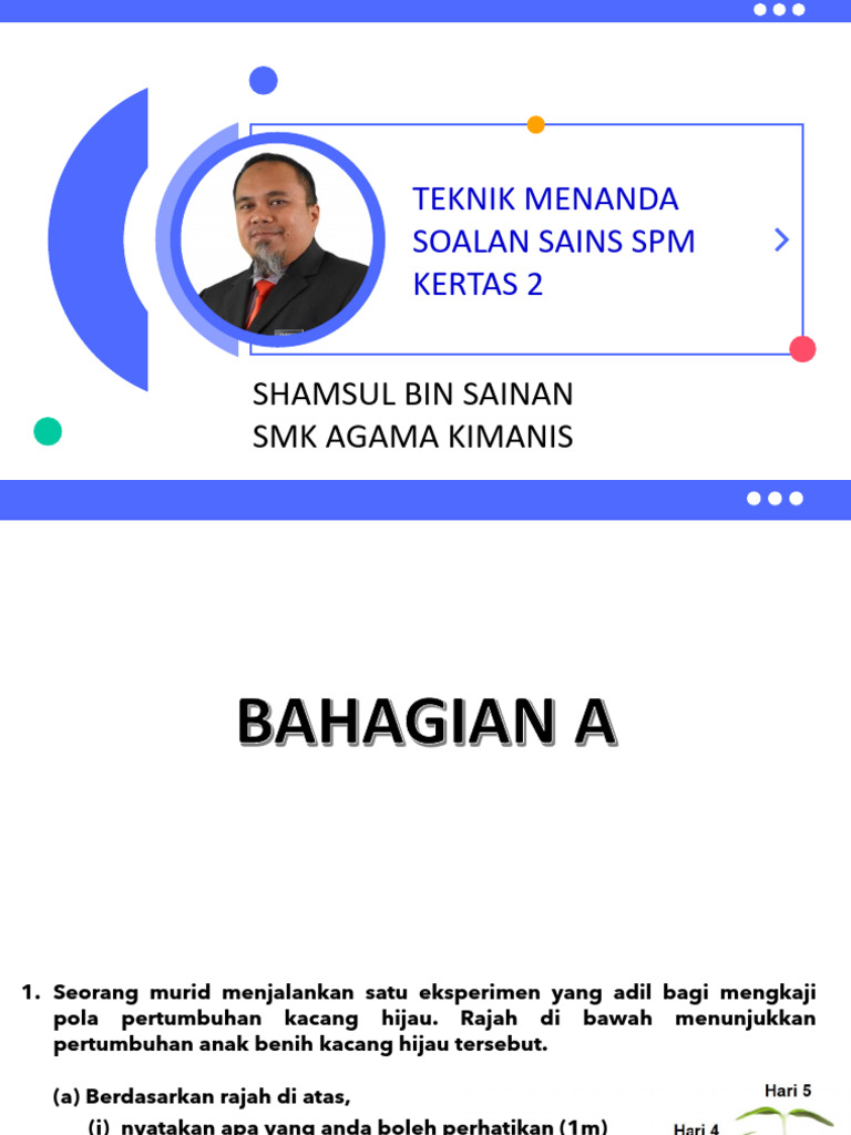 Teknik Menanda Sains Kertas 2 - LD | PDF