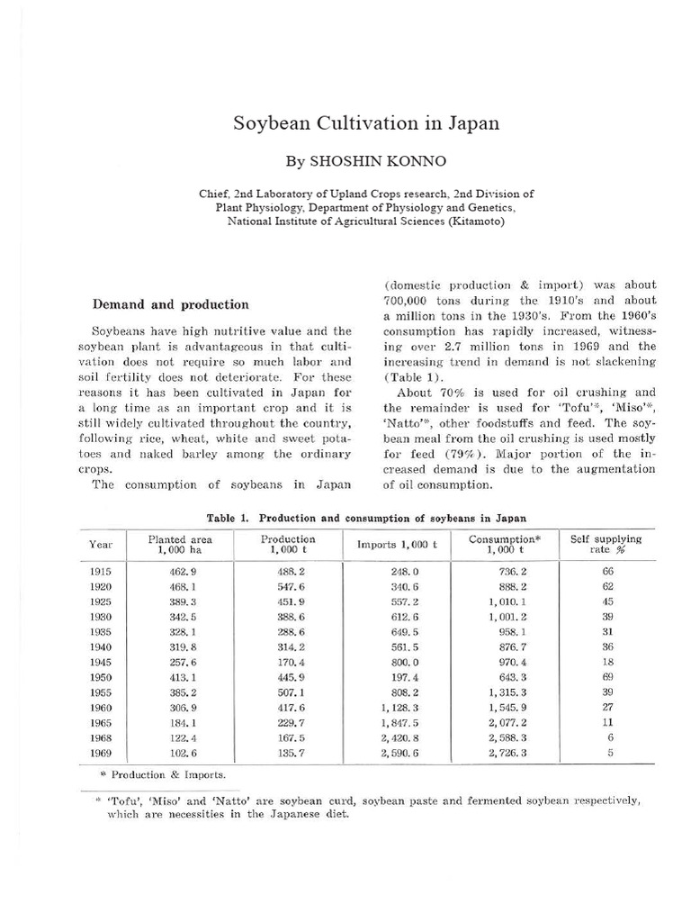 Soybean | PDF | Soybean | Agriculture