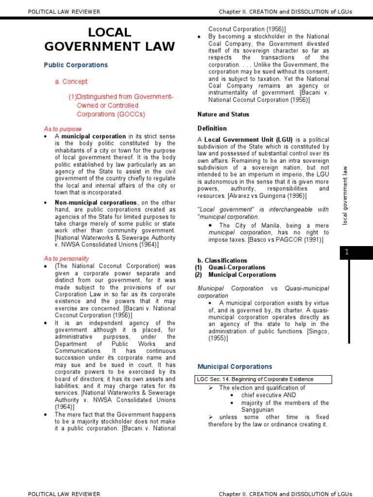 Z Local Government Law | PDF | Eminent Domain | Local Government