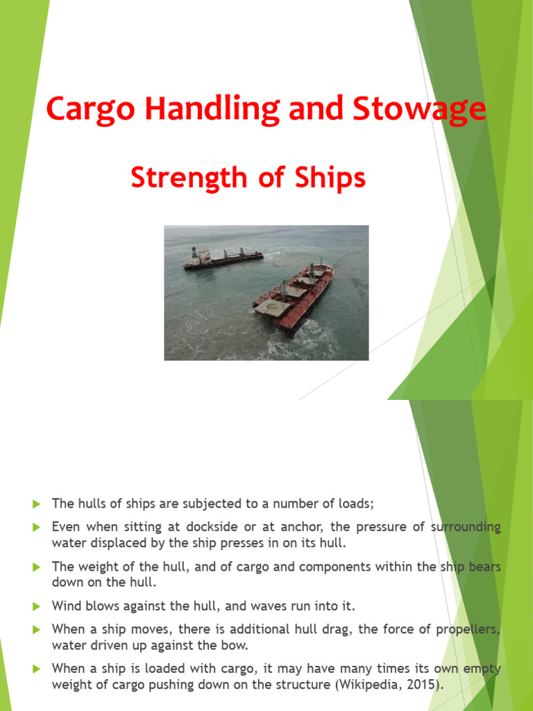 Cargo Handling 2 2 Pdf Ships Mechanical Engineering