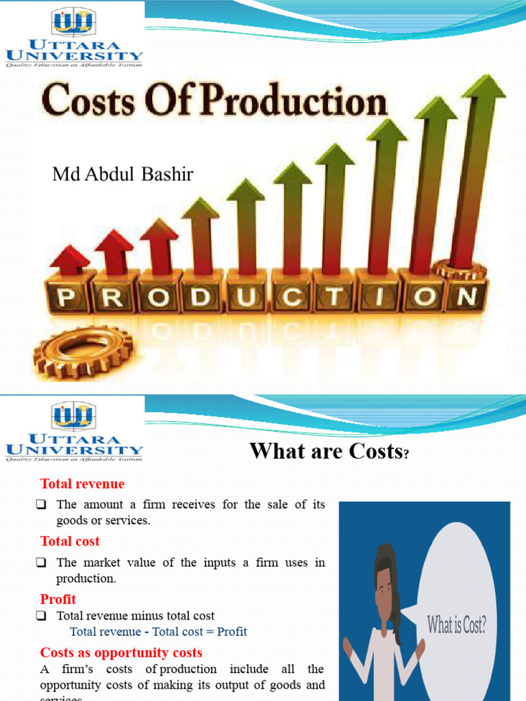 Understanding Production Costs | PDF | Production Function | Business ...