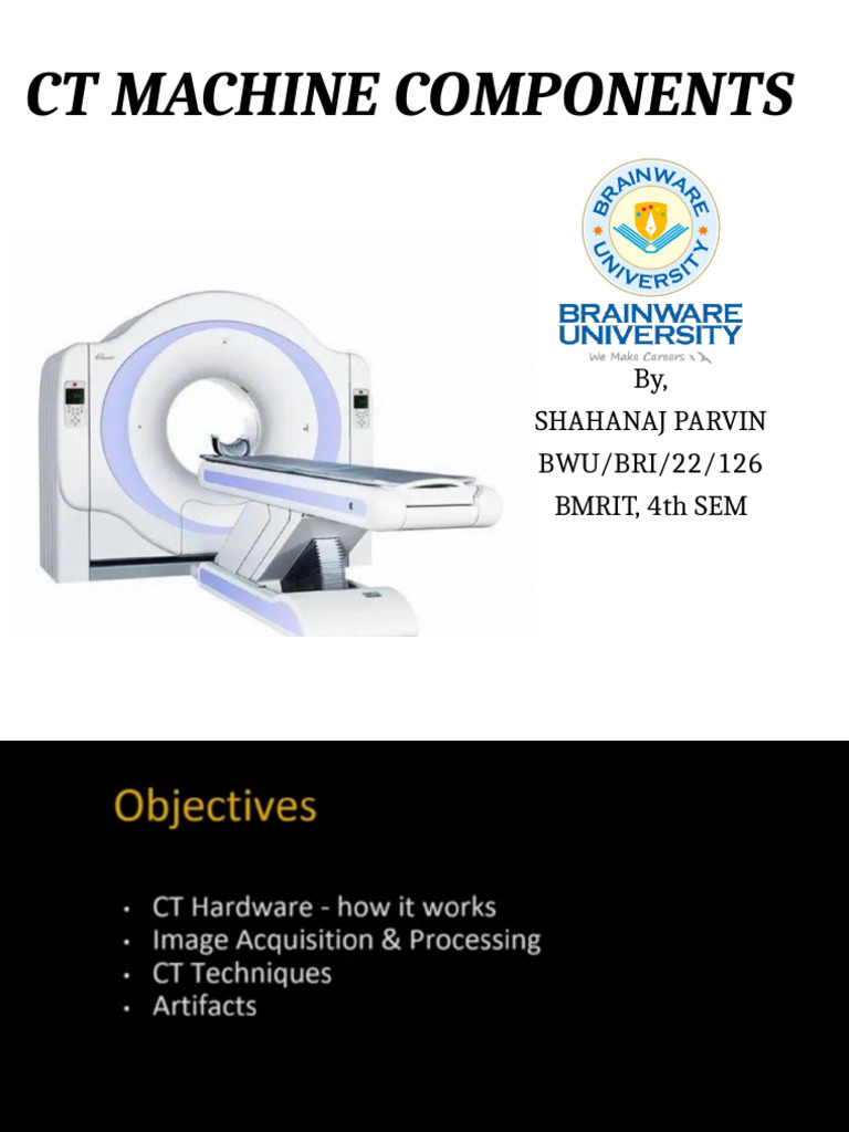 CT Machine | PDF