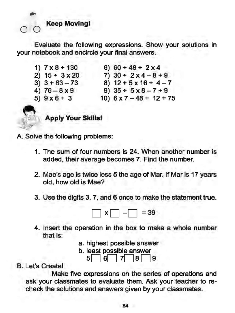 Vdocuments - MX - K To 12 Grade 4 Learners Material in Mathematics q1 q4 088 | PDF