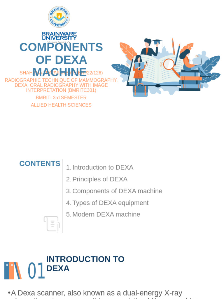 Components of Dexa Machine | PDF | Radiography | Osteoporosis