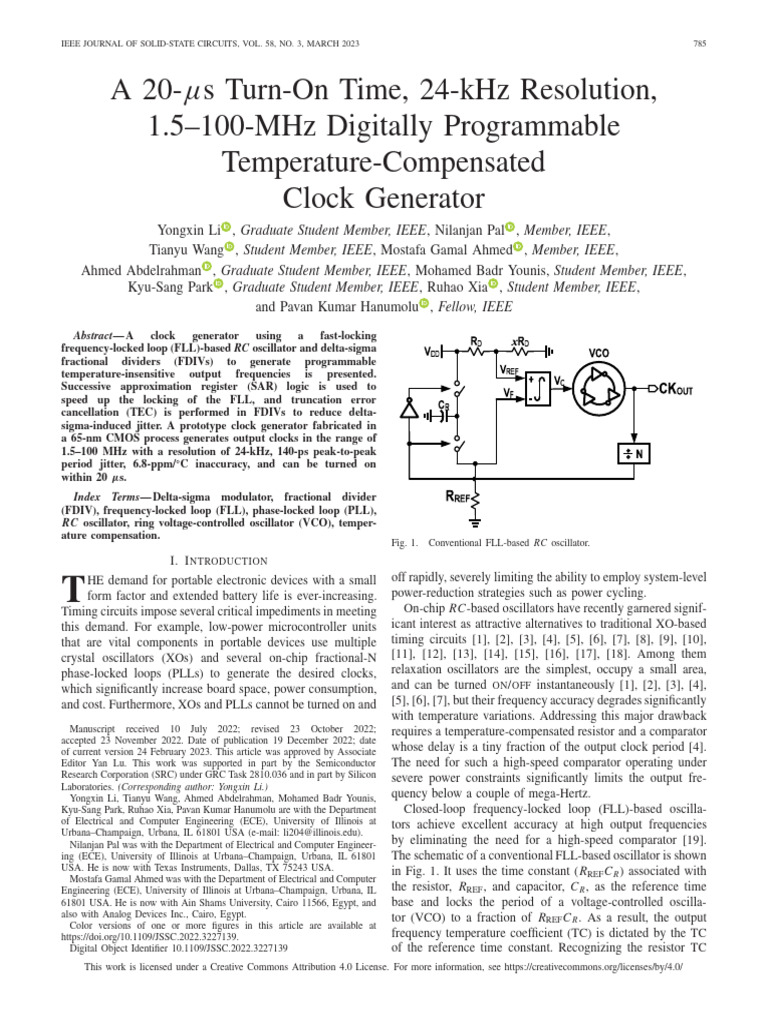 A 20-s Turn-On Time 24-kHz Resolution 1.5100-MHz Digitally Programmable ...