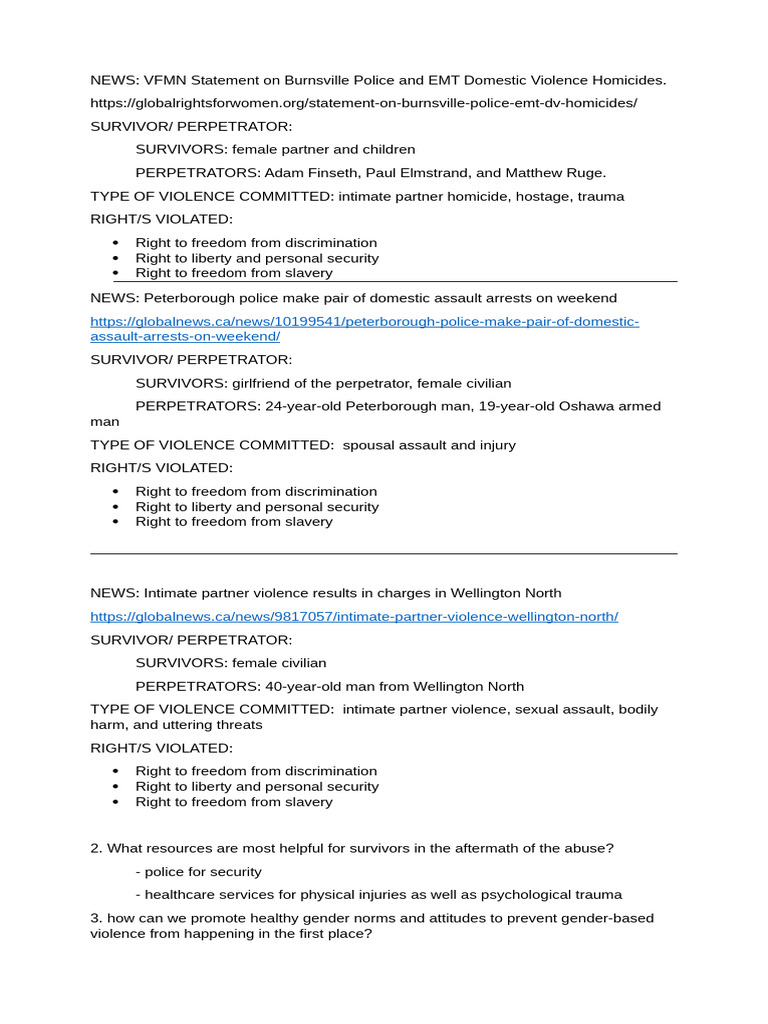 Gensoc Activity 042024 | PDF | Violence | Domestic Violence