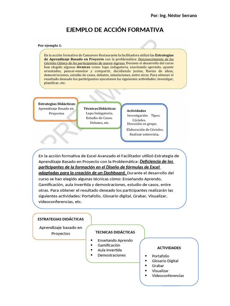 Estrategias Didácticas en Excel Avanzado | PDF