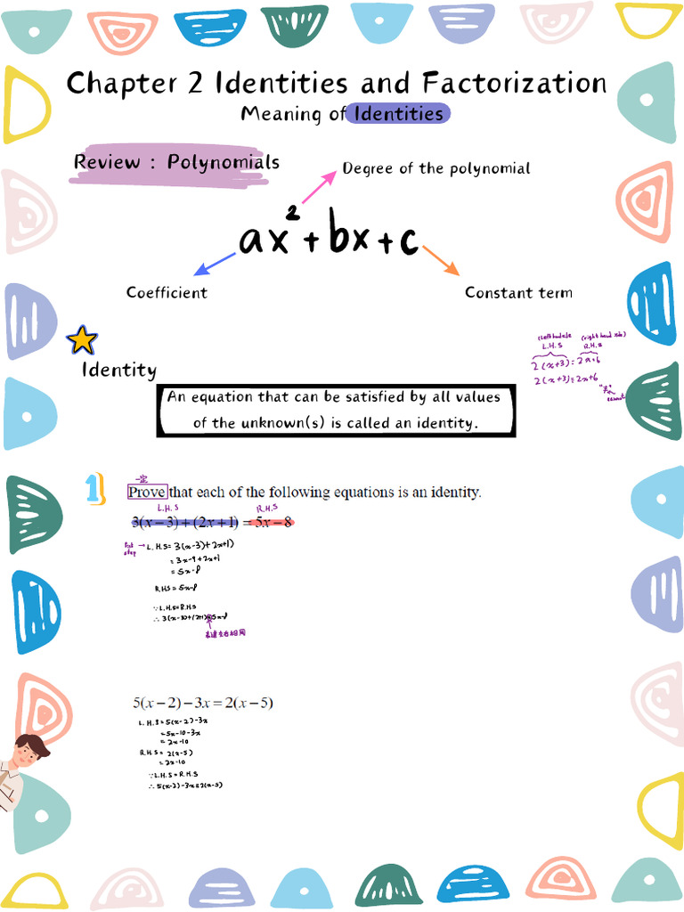 Meaning of Identities | PDF | Polynomial | Factorization