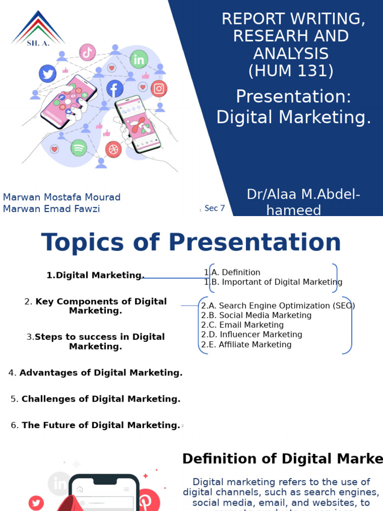 Digital Marketing Final | PDF | Digital Marketing | Marketing