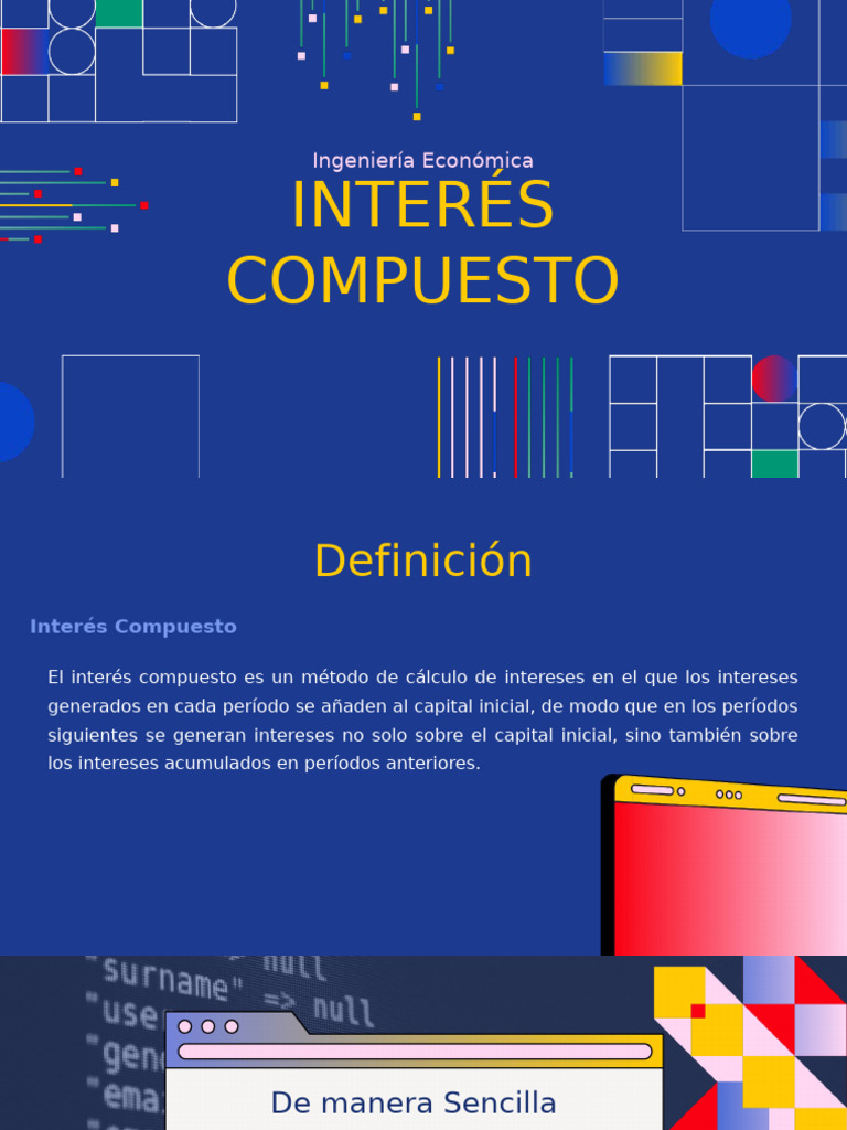 1.2 Interes Compuesto | PDF | Interés compuesto | Interés
