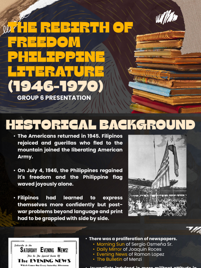 PHILIT Group 6 - The Rebirth of Freedom | PDF | Philippines