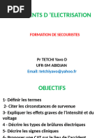 Électrisation et Électrocution : Urgences Médicales | PDF | Spécialités ...