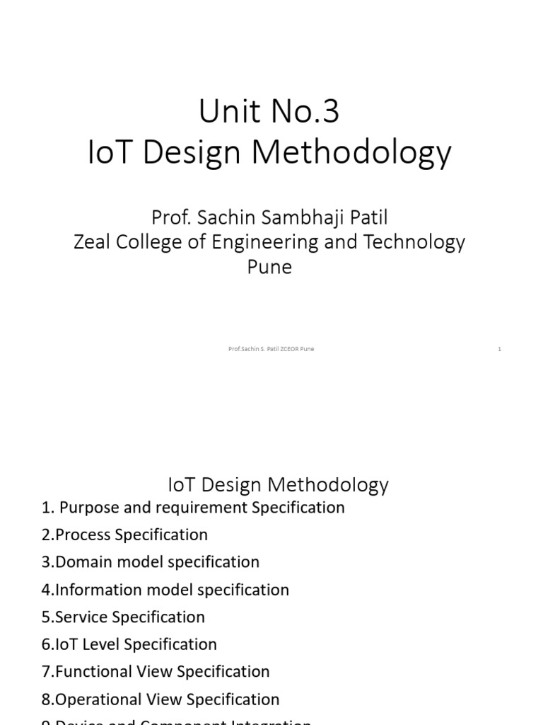 IoT Unit 3 | PDF | Radio Frequency Identification | Internet Of Things