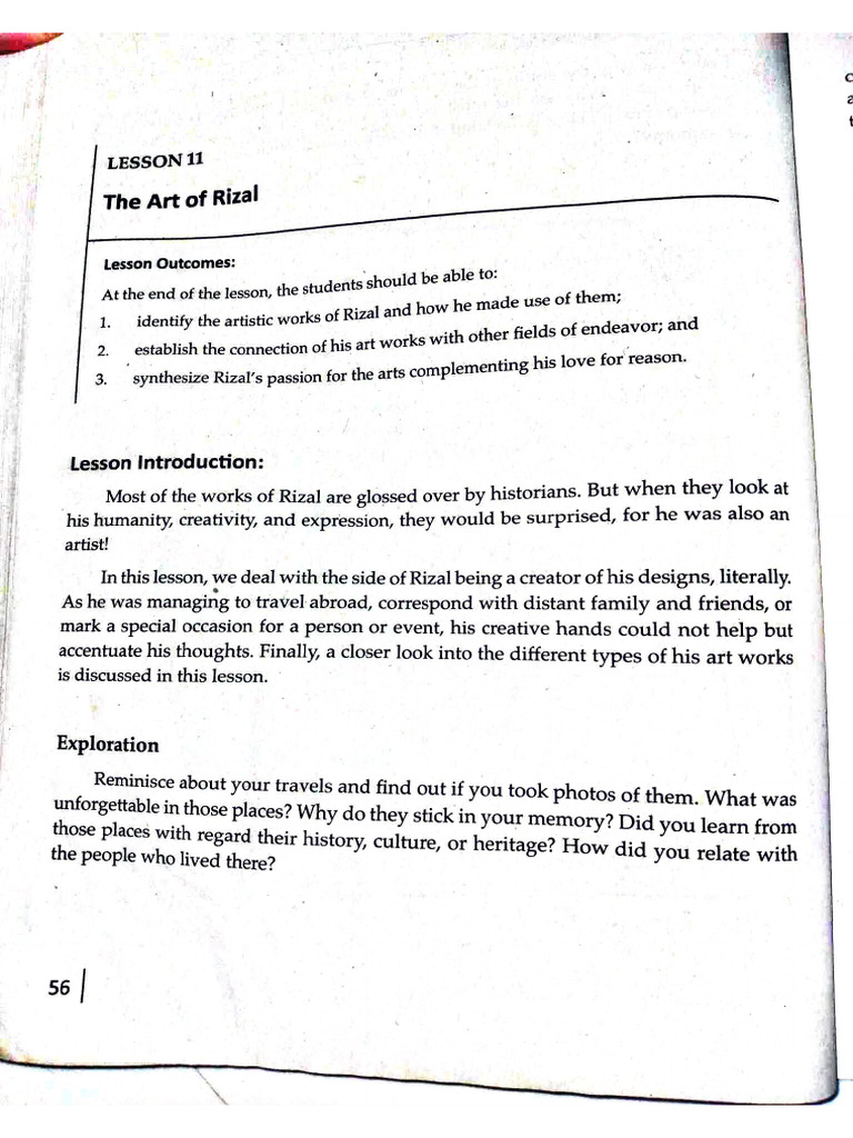 Lesson 11 15 LW of Rizal | PDF