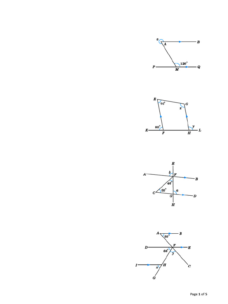 Parallel Lines and Angle Relationships | PDF | Teaching Methods & Materials