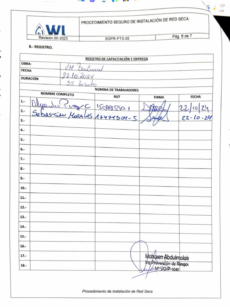 DIF. Pts - Red Seca | PDF