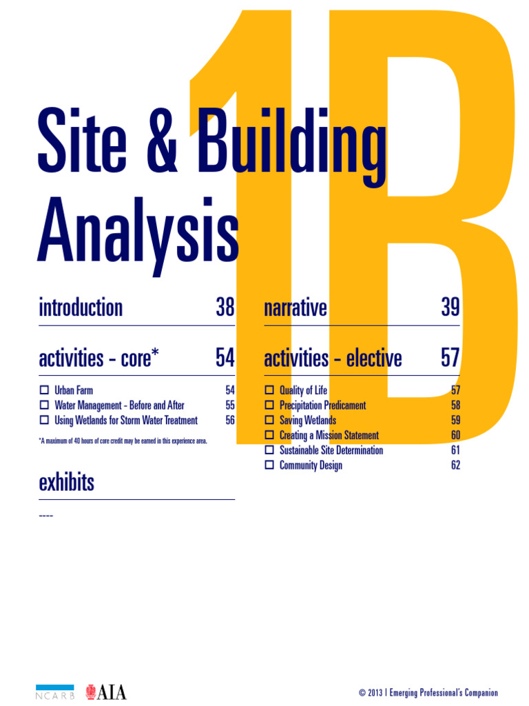 EPC Site Building Analysis 1B | PDF | Sustainable Design | Groundwater