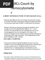 1472 - Practical 2 - Total RBC Count by Hemocytometer - Hematology Practicals | PDF | Red Blood ...