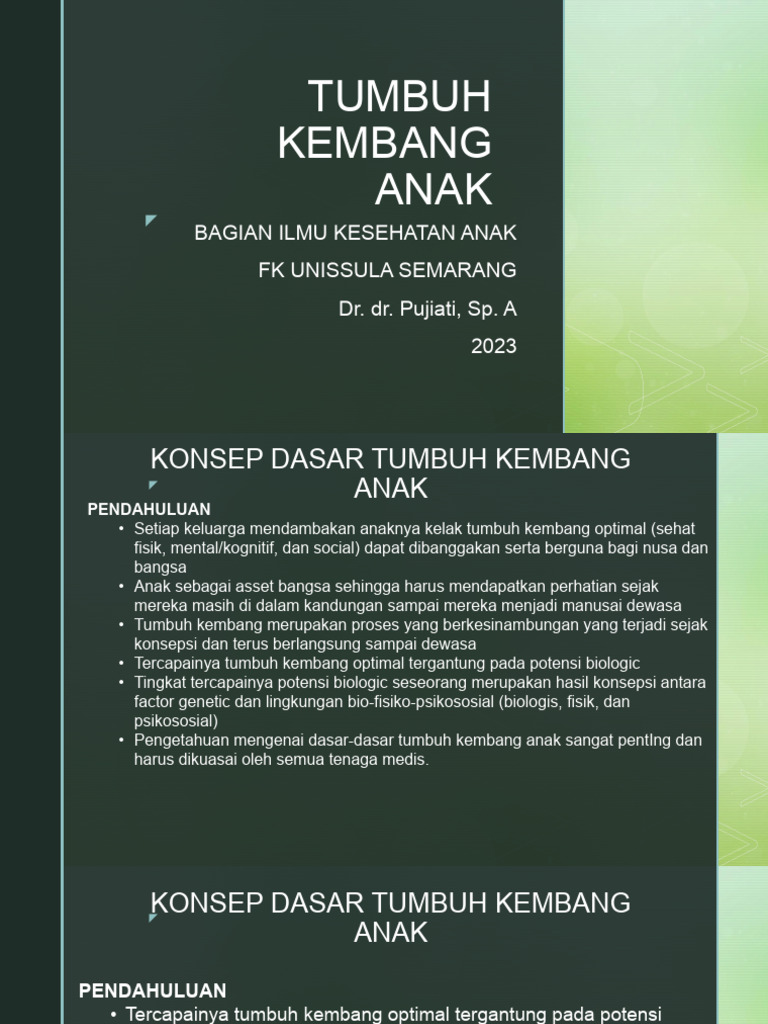 LBM 2 - Tumbuh Kembang Anak | PDF