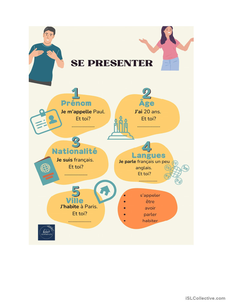 A1 Se Présenter en français | PDF A1 Se Présenter en français | PDF