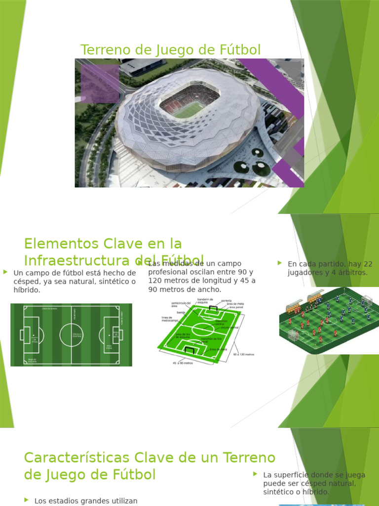 Infraestructura y Elementos del Campo de Fútbol | PDF
