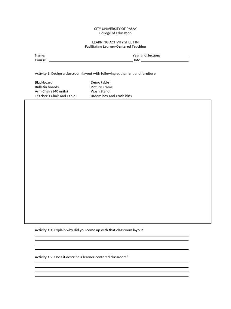 Learning Activity Sheet in | PDF | Career & Growth