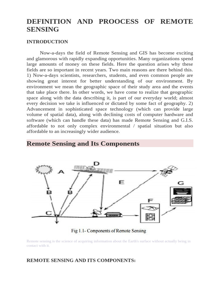 Remote Sensing | PDF | Electromagnetic Radiation | Electromagnetic Spectrum