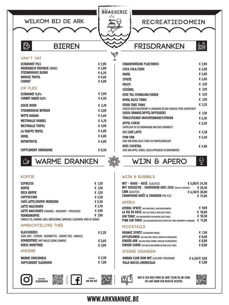 Menu 2024 | PDF