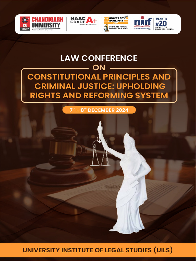 Law Confrence Brochure | PDF | Governance | Justice