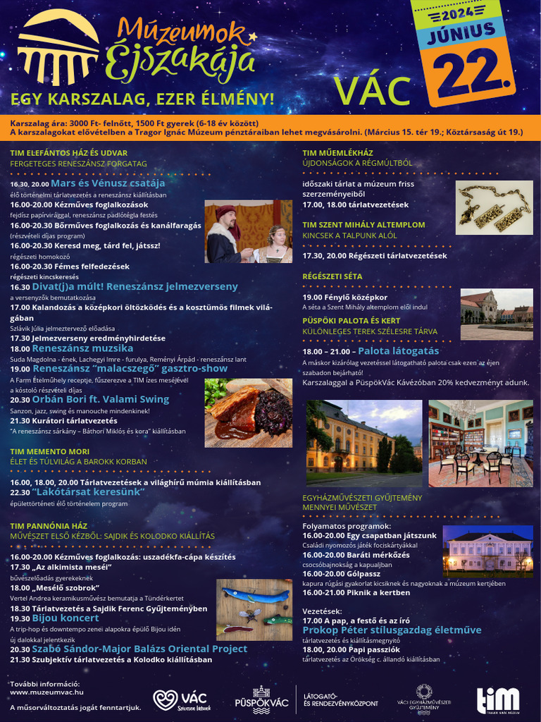 Múzéj Vác 2024 | PDF