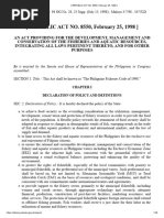 Republic Act 10654 | PDF | Fishery | Natural Environment