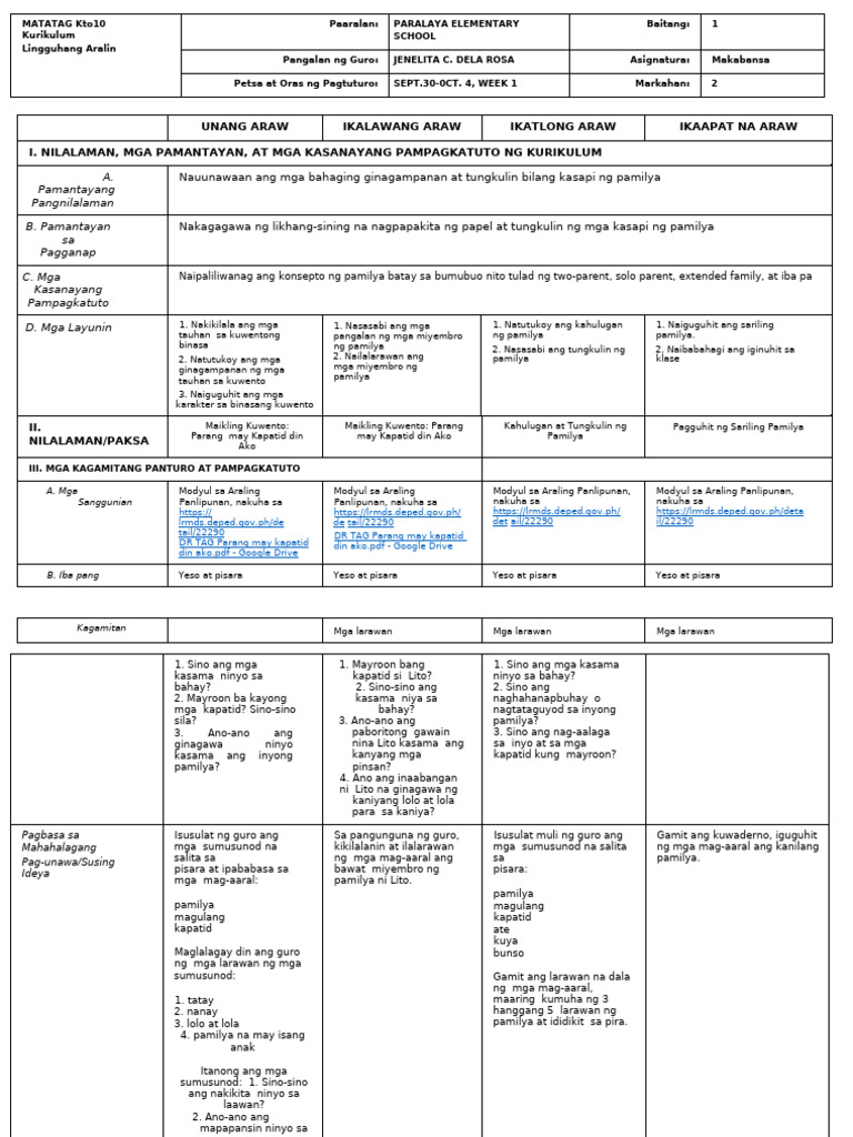 LE - Makabansa 1 - Q2 - W1 - Version 1 - Layout Edited | PDF