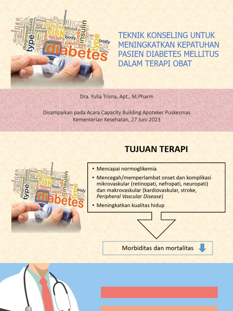 Teknik Konseling Untuk Meningkatkan Kepatuhan Pasien DM Dalam Terapi Obat | PDF