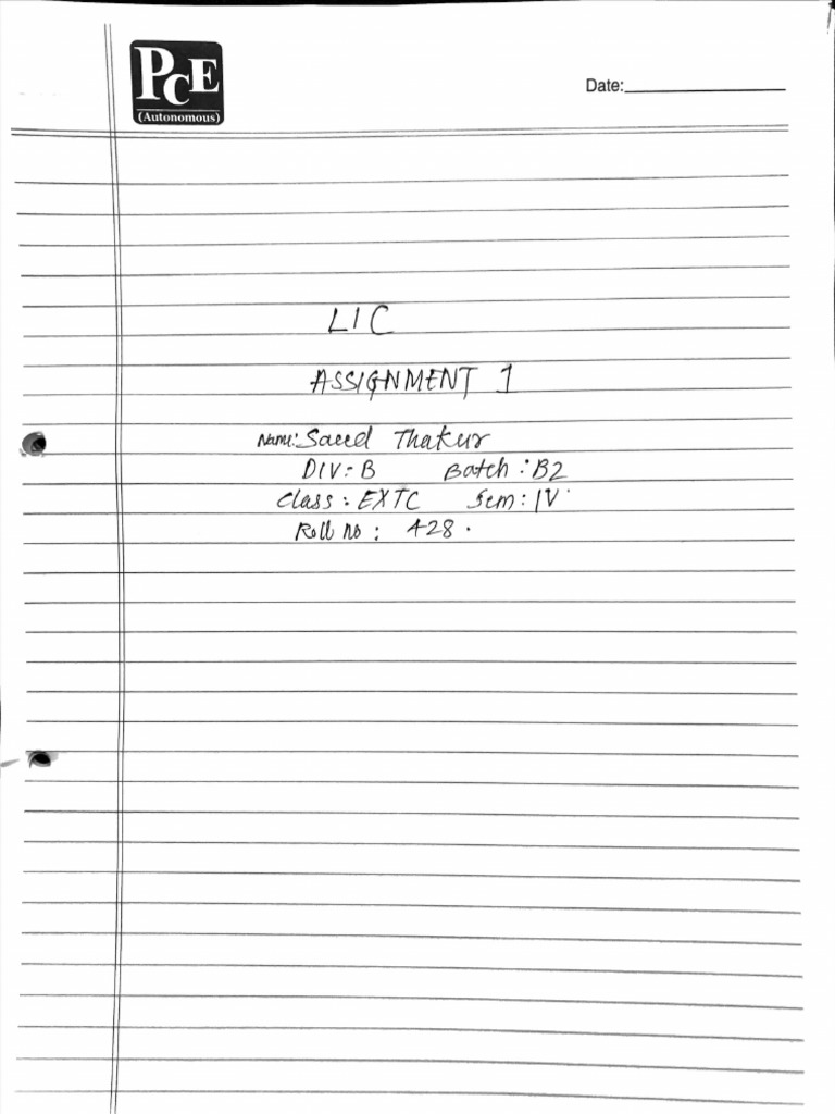 LIC Assignment1428 | PDF