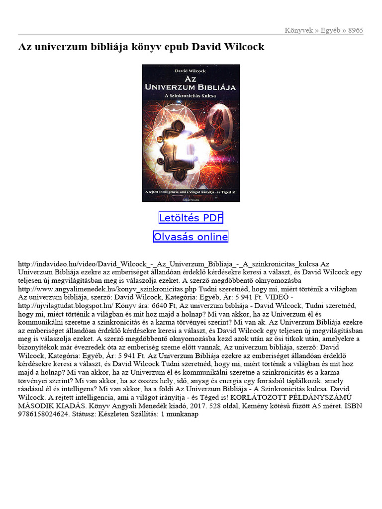 Az Univerzum Bibliája | PDF