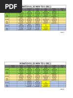 Remedial Time Table | PDF