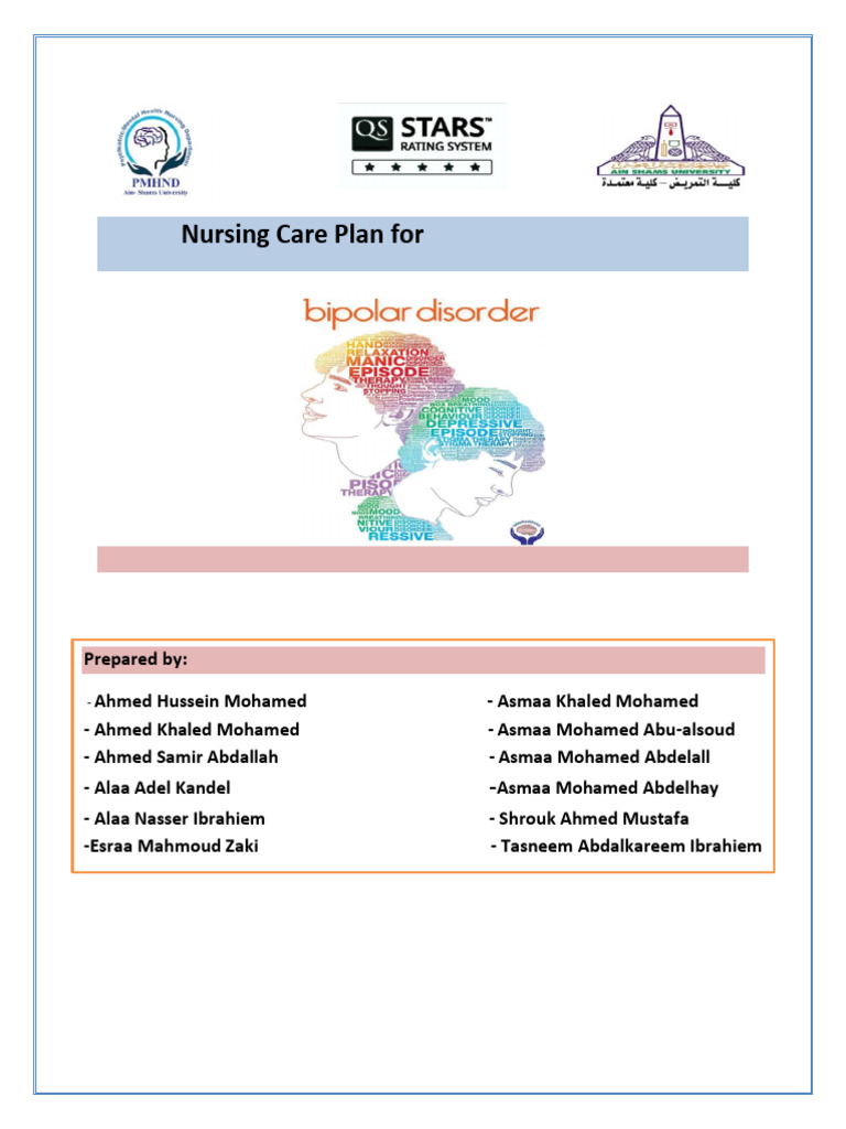 Nursing Care Plan for Bipolar Disorder | PDF | Mania | Bipolar Disorder